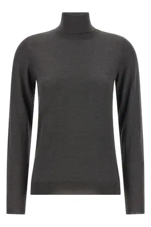 Brunello Cucinelli Sparkling' Turtleneck Sweater - Gray