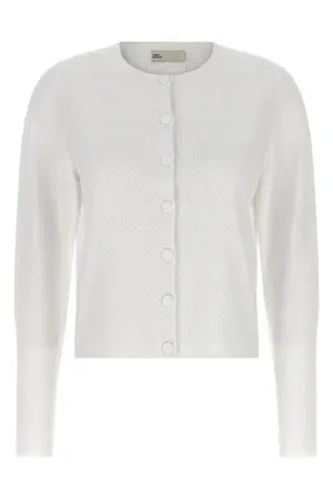TORY BURCH Pointelle Viscose Cardigan