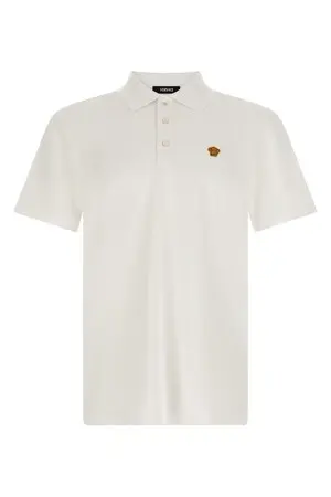 Versace Medusa' Polo Shirt - White