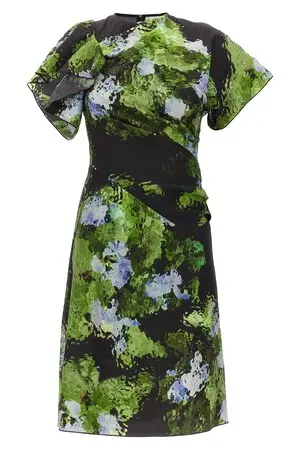 Victoria Beckham Floral Printed Dress
