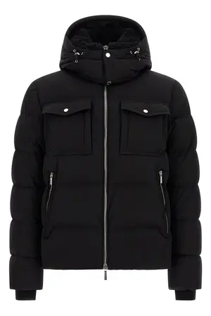 MOORER Alarick' Bomber Jacket 'acqua' Line - Black