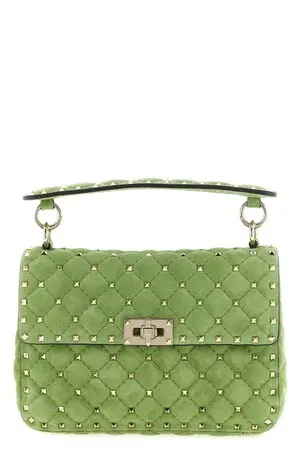 Valentino Garavani Rockstud Spike Shoulder Bag - Green