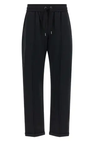 Brunello Cucinelli Flared Track Joggers - Black
