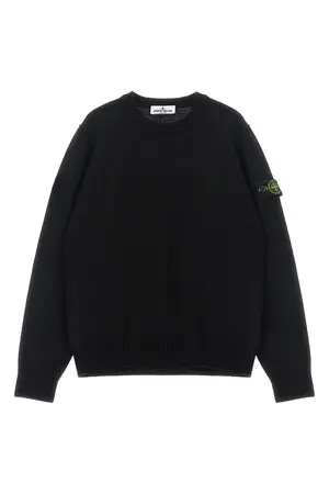 Stone Island Badge Logo' Sweater - Black