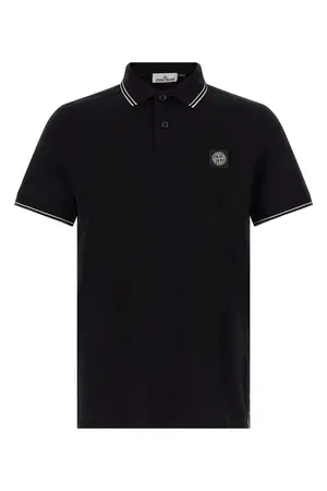 Stone Island 2200010' Polo Shirt - Black