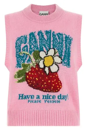 GANNI Strawberry' Vest