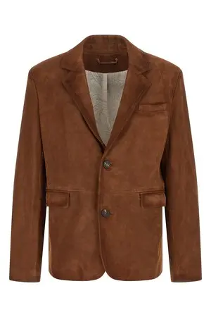 GOLDEN GOOSE Robyn Waxed Suede Blazer