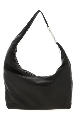 Rick Owens Gemini Leather Shoulder Bag - Black