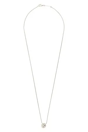 Rick Owens Mini Orb' Necklace - Silver