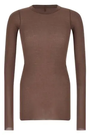 Rick Owens Rib Ls T' T-shirt - Purple