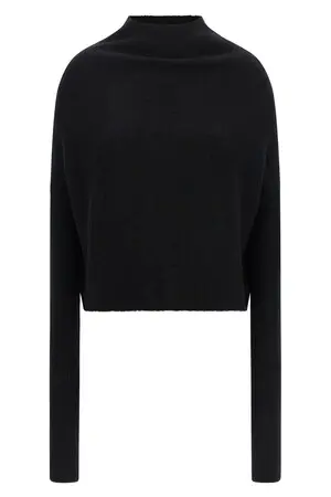 Rick Owens Ls Crater' Sweater - Black