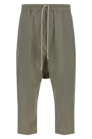 Rick Owens Drawstring Cropped' Pants - Gray