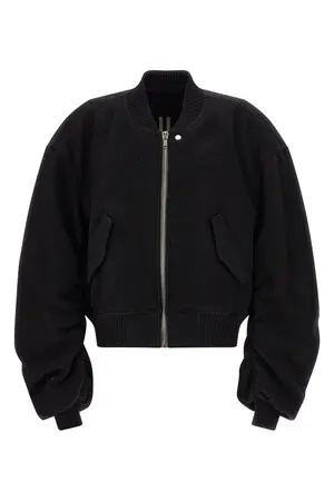 Rick Owens Secchia Flight' Bomber Jacket - Black