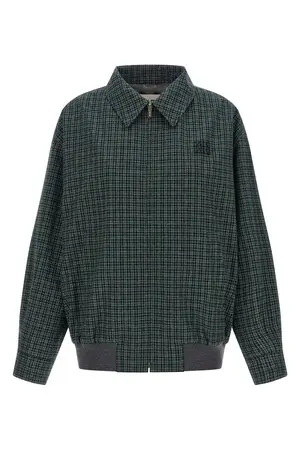 Miu Miu Checked Cotton Blouson