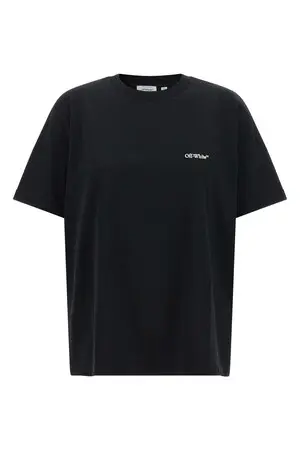 Off-White Arrow Out Flower' T-shirt - Black