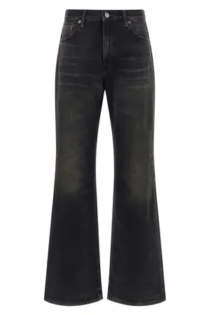 HAIKURE Korea Denim Pants - Black