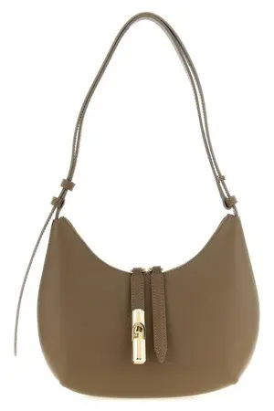 Furla Goccia S Shoulder Bag - Beige