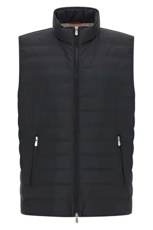 Brunello Cucinelli Quilted Vest - Blue