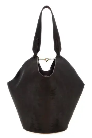 Khaite Lotus Small Shopping Bag - Bordeaux