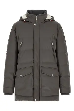 Brunello Cucinelli Quilted Parka - Gray