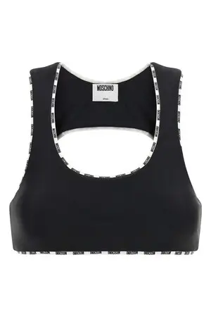Moschino Sporty Top - White/black
