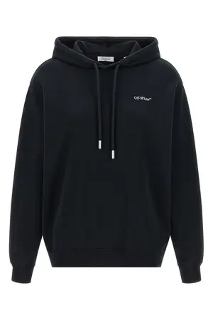 Off-White Arrow Out Flower' Hoodie - Black