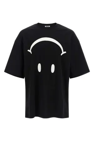 Moschino Smiley' T-shirt - White/black