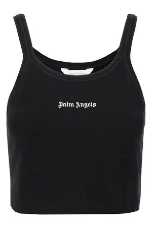 Palm Angels Classic Logo' Tank Top - White/black