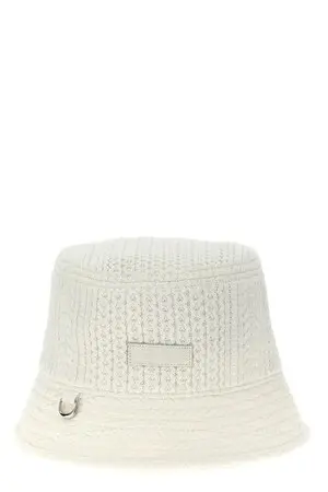 Jacquemus Le Bob Belo Bucket Hat - White