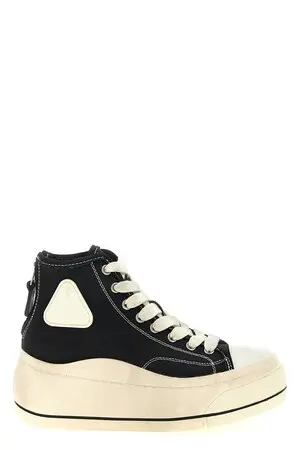 R13 Hi Top' Sneakers - Black