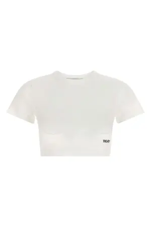 Attico Bustier Crop T-shirt - White