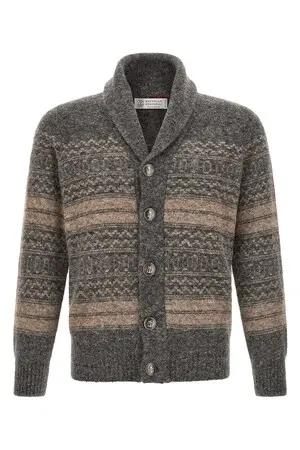 Brunello Cucinelli Nordic Jacquard Cardigan