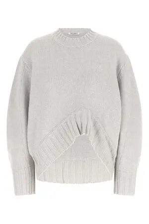 Attico Asymmetrical Hem Sweater - Gray