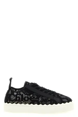 Chloé Lauren Lace Sneakers - Black
