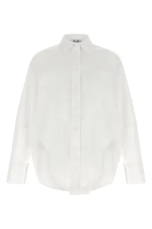 Attico Shaped Hem Shirt - White