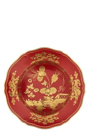 GINORI 1735 Oriente Italiano' Soup Plate - Red