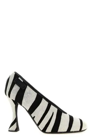 MOSCHINO Zebra Pony Pumps