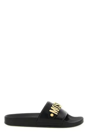 Moschino Pool Sandals - Gold