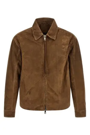 GIORGIO BRATO Suede Jacket - Brown