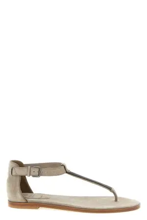 Brunello Cucinelli Precious Strap Sandals