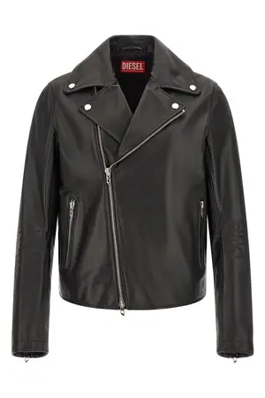 DIESEL® L-eo-wrd Biker Jacket - Black