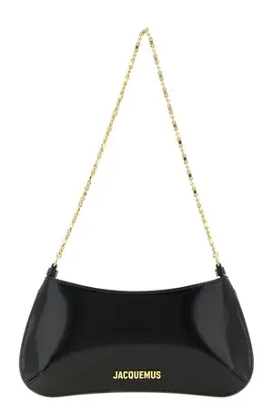 Jacquemus Le Petit Bisou Chaîne Shoulder Bag - Black