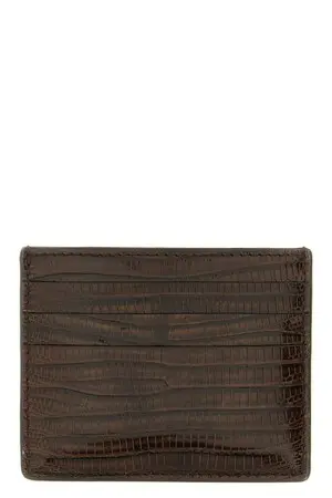 Brunello Cucinelli Leather Cardholder - Brown