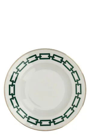 GINORI 1735 Soup Plate 'catene' ⌀ 24,5 Cm - Green