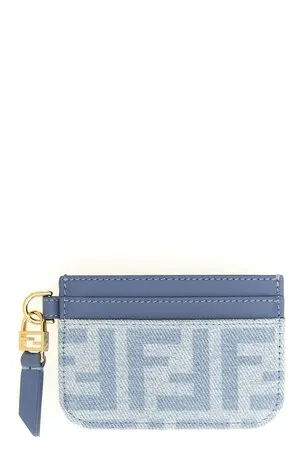 Fendi Baguette' Card Holder - Blue