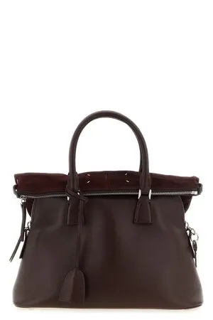 MAISON MARGIELA 5ac Soft Medium Shoulder Bag - Bordeaux