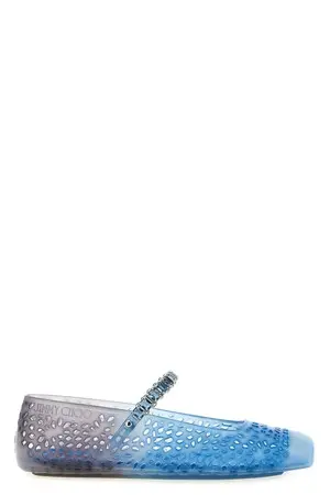 JIMMY CHOO The Jelly Ballet Flats - Blue