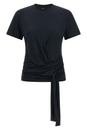 7 For All Mankind Fitted Twist T-shirt - Blue
