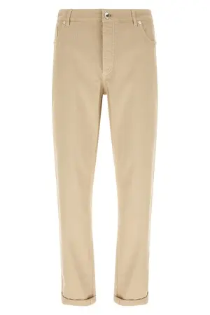Brunello Cucinelli Coat Of Arms Embroidery Jeans