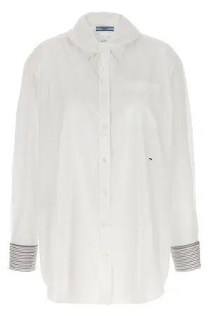 Prada Contrast Cuffs Shirt
